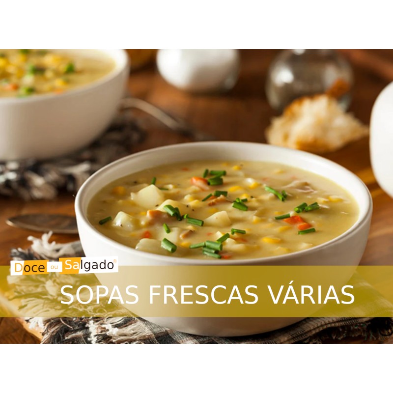 Sopas várias (2 unid.)
